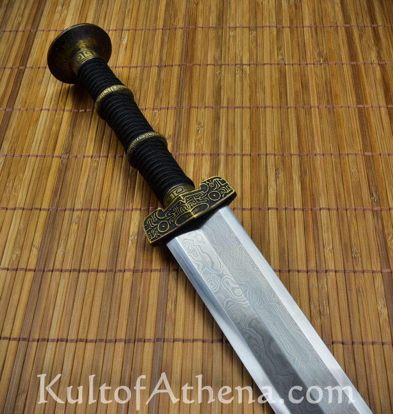 Iron Tiger Forge Han Dynasty Jian with cord-wrapped grip