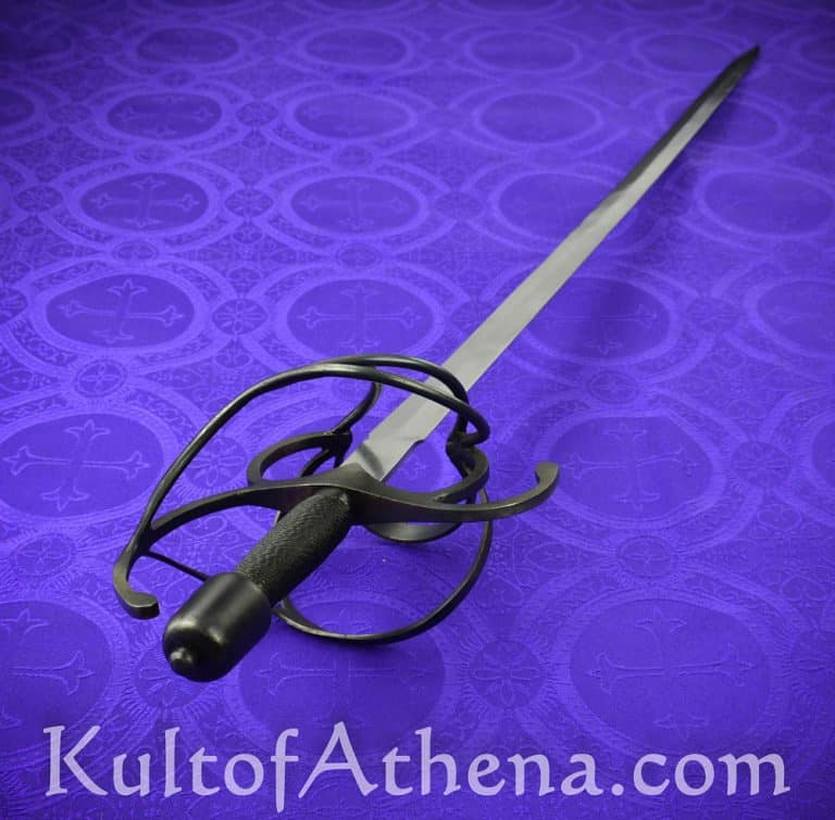 Blackened Swept Hilt Rapier
