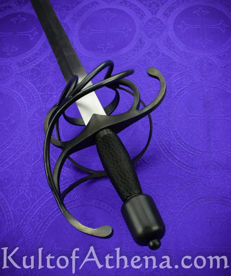 Blackened Swept Hilt Rapier