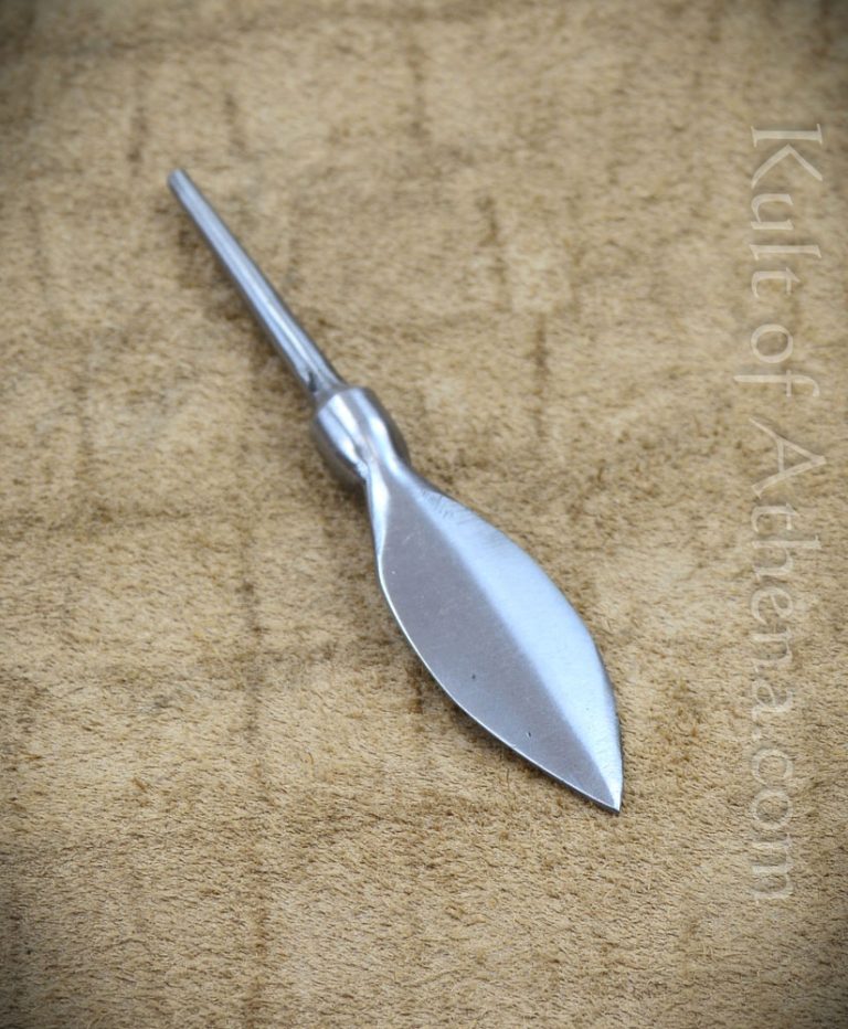 Curved Broadhead Arrowhead - polished