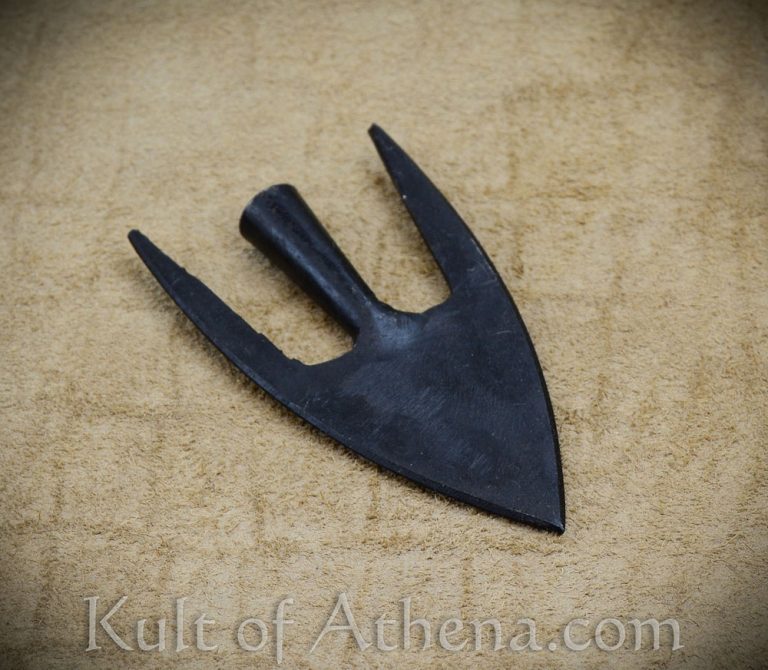 Large Curved Broadhead Arrowhead