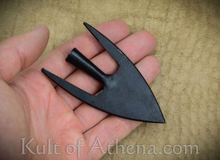 Large Curved Broadhead Arrowhead