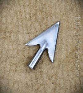 Barbed Broadhead Arrowhead - polished