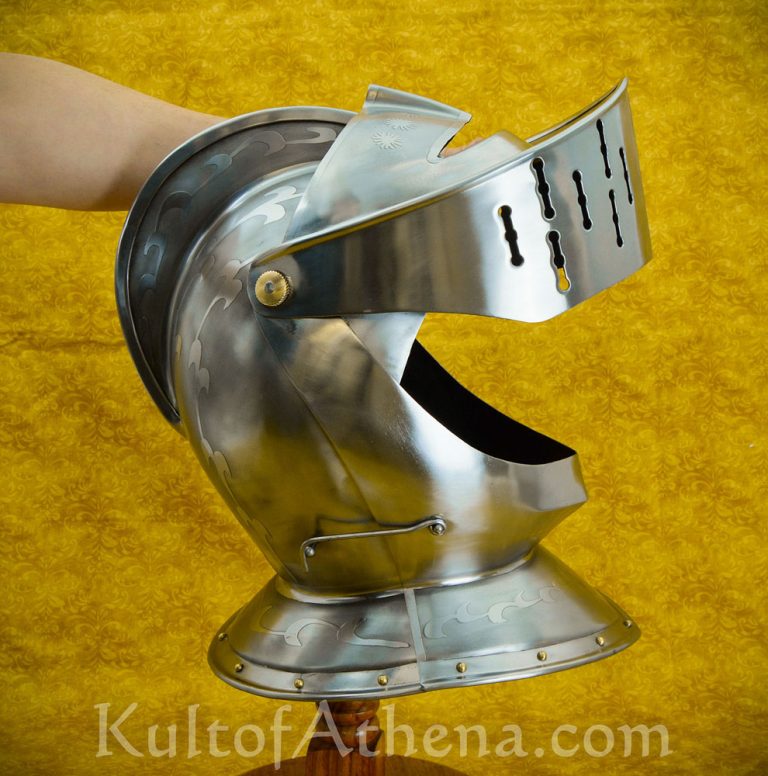 Close Helm - Engraved - 18 Gauge