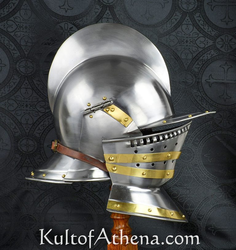 16th Century Burgonet with Falling Buffe Visor
