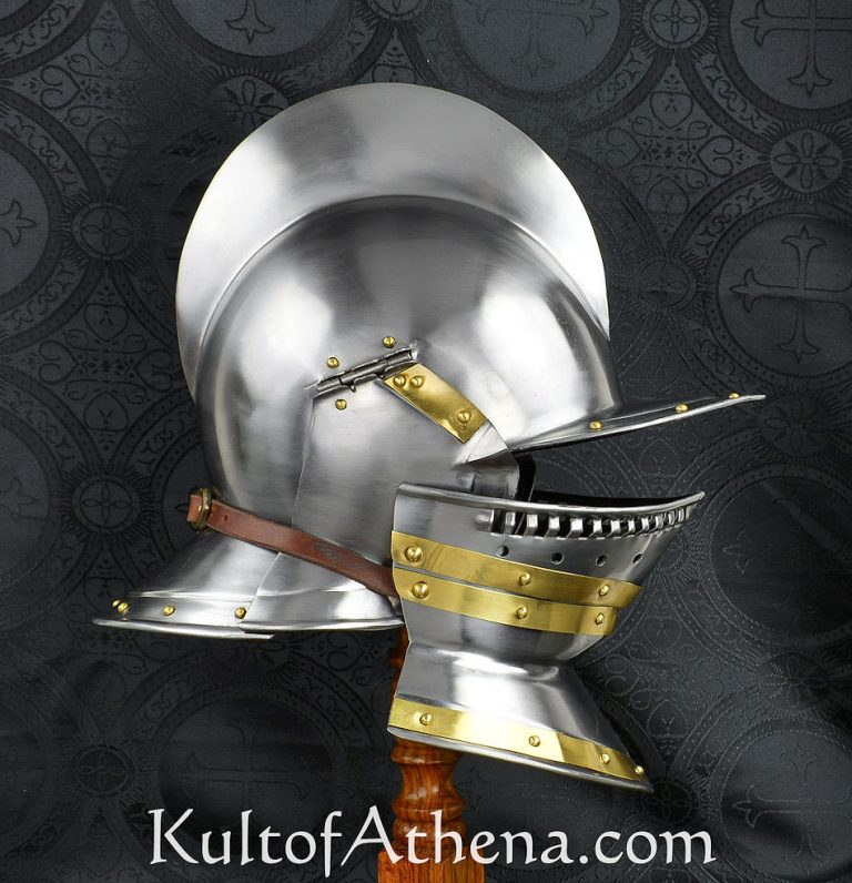 16th Century Burgonet with Falling Buffe Visor