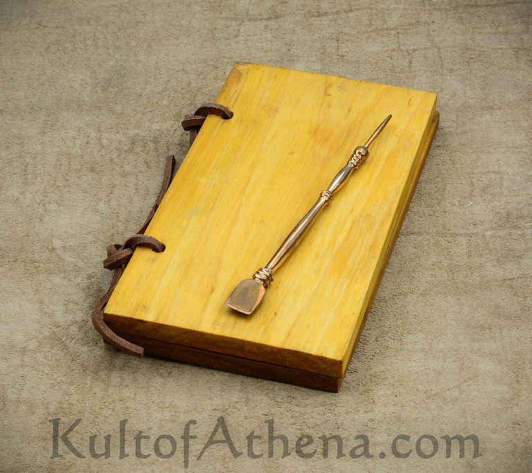 Roman Wax Writing Tablet with Bronze Stylus