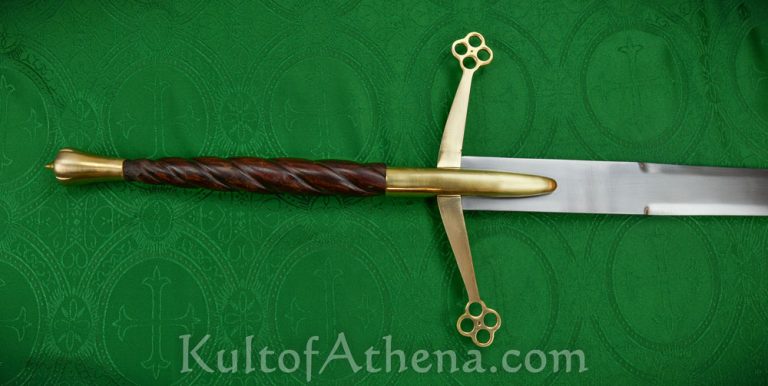 Claymore with Twisted Wood Grip