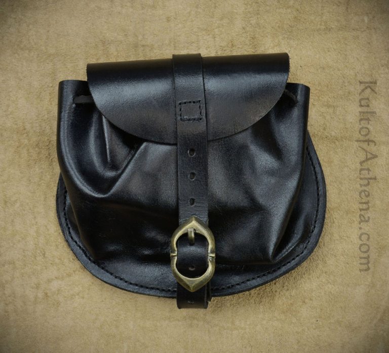 Small Leather Belt Pouch