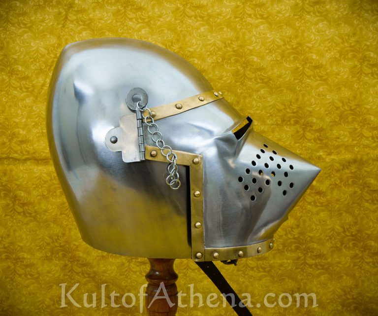 Pig-Faced Bascinet - 18 Gauge