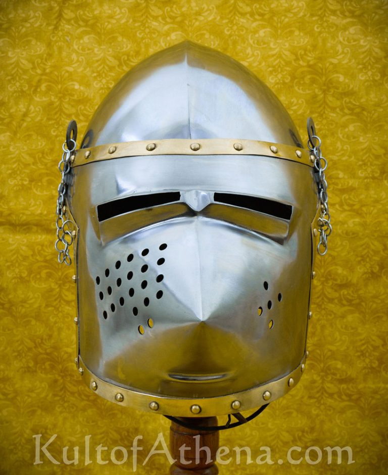 Pig-Faced Bascinet - 18 Gauge