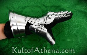 Late Medieval Steel Gauntlets - 18 Gauge Steel
