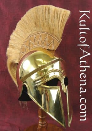 Greek Crested Corinthian Helm