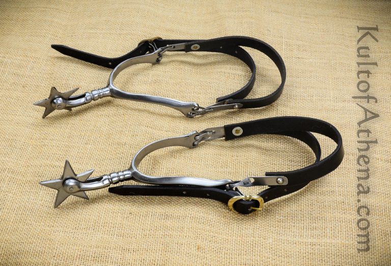 Medieval Rowel Spurs - Steel