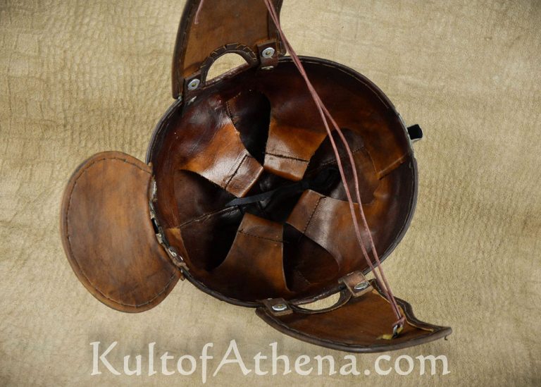 Late Roman Intercisa Helmet with Inset Crosses