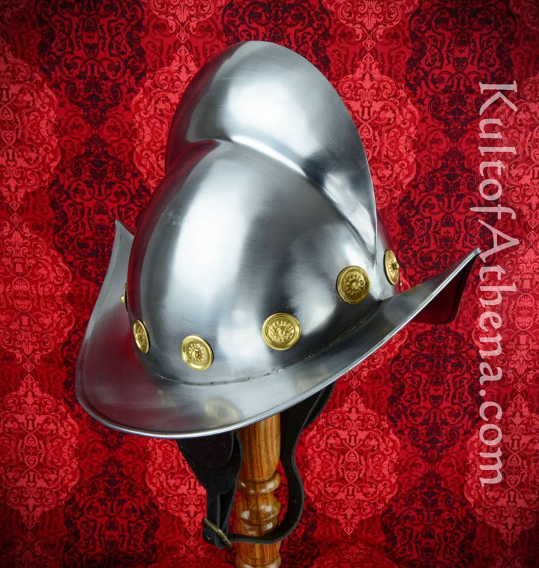 Spanish Morion with Leather Cheekplates