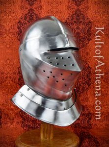 16th Century English Close Helm - 16 Gauge