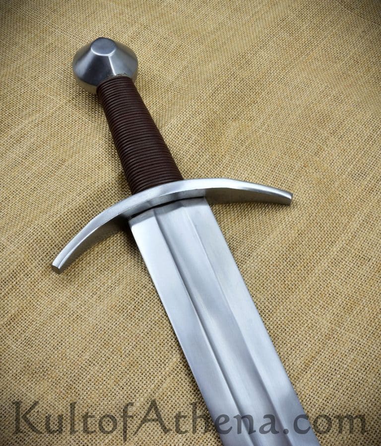 Knightly Arming Sword with adjustable hanging scabbard