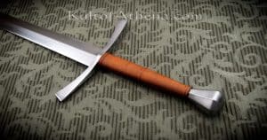 Albion Ringeck Medieval War Sword with Tapered Cylindrical Grip