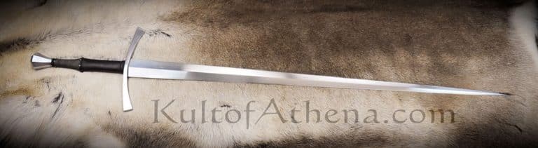 Albion Ringeck Medieval War Sword with Half-Wire Wrap Grip