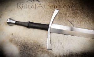 Albion Ringeck Medieval War Sword with Half-Wire Wrap Grip
