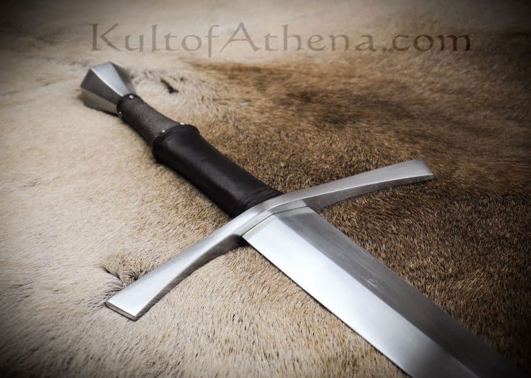 Albion Ringeck Medieval War Sword with Half-Wire Wrap Grip
