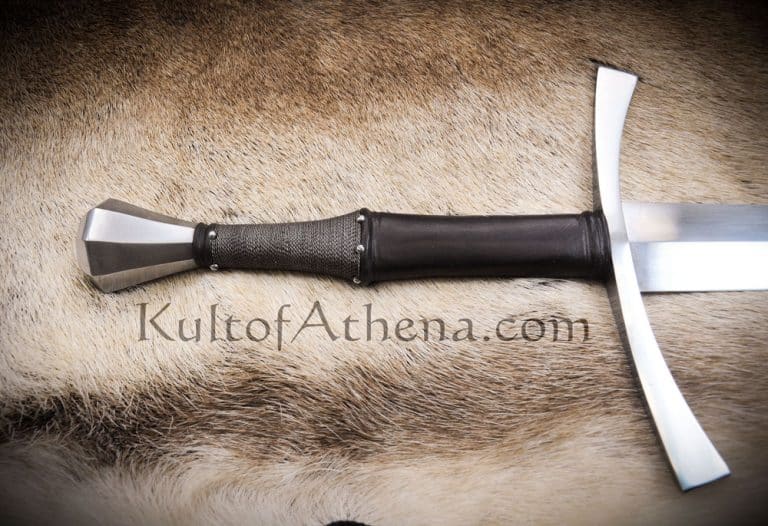 Albion Ringeck Medieval War Sword with Half-Wire Wrap Grip