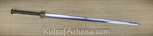 Iron Tiger Forge Han Dynasty Two Handed Jian with Folded Steel Blade