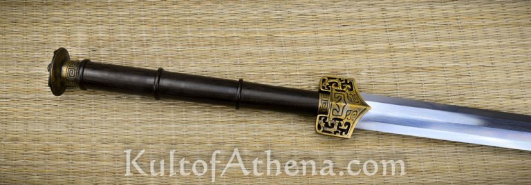 Iron Tiger Forge Han Dynasty Two Handed Jian with Folded Steel Blade