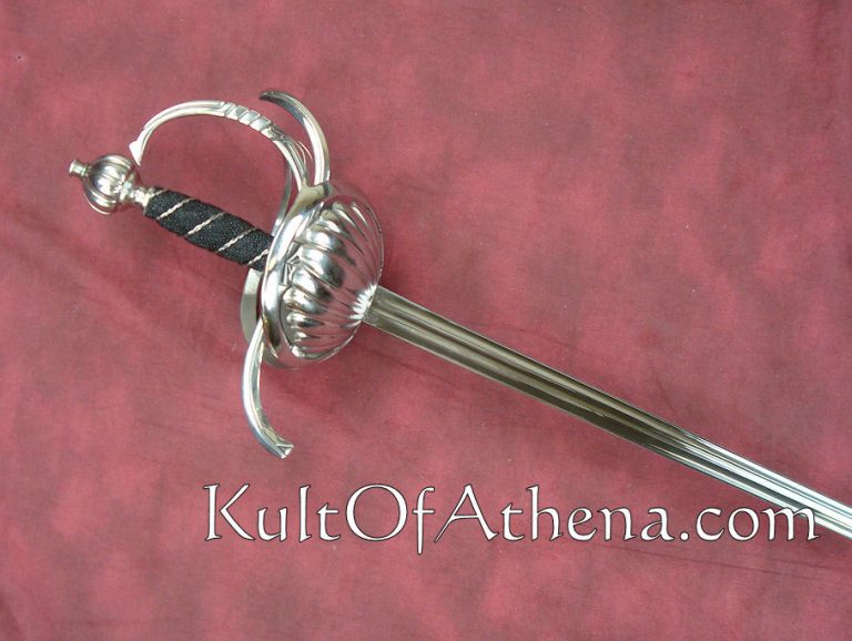 Cold Steel Ribbed Shell Swept Hilt Rapier