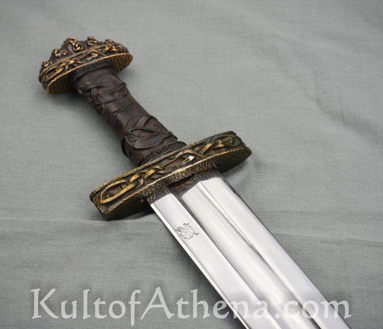 Darksword Oslo Viking Sword - Brown Leather