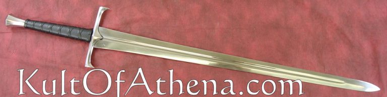 Darksword Viscount Sword with Black Scabbard and Integrated Sword Belt