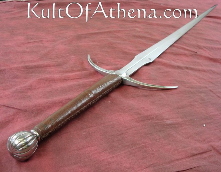 Darksword Two Handed Danish Sword with Integrated Belt