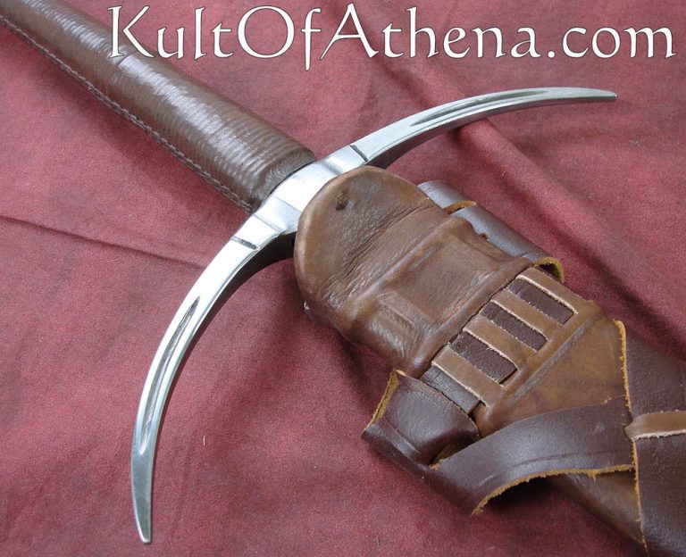 Darksword Two Handed Danish Sword with Integrated Belt
