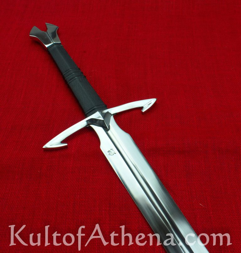 Darksword Black Death Gothic Sword - Black Grip with Integrated Sword Belt