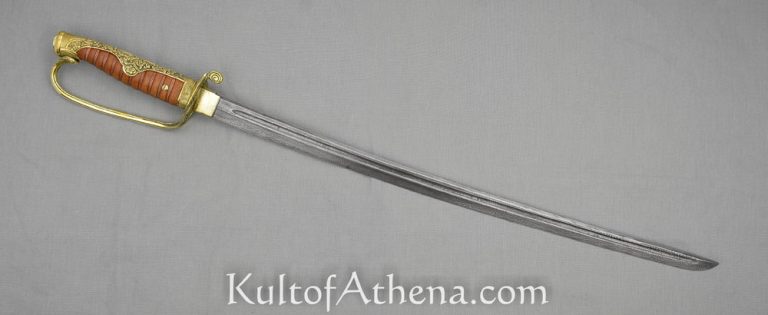 Damascus Russo-Japanese Kyu Gunto Army Sword