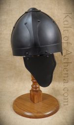 Anglo-Saxon Helm - Blackened - 18 Gauge Steel