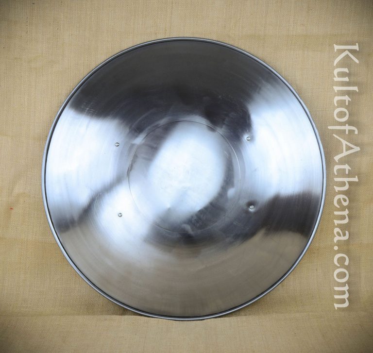 Medieval / Renaissance Steel Round Shield - 20 Gauge Steel