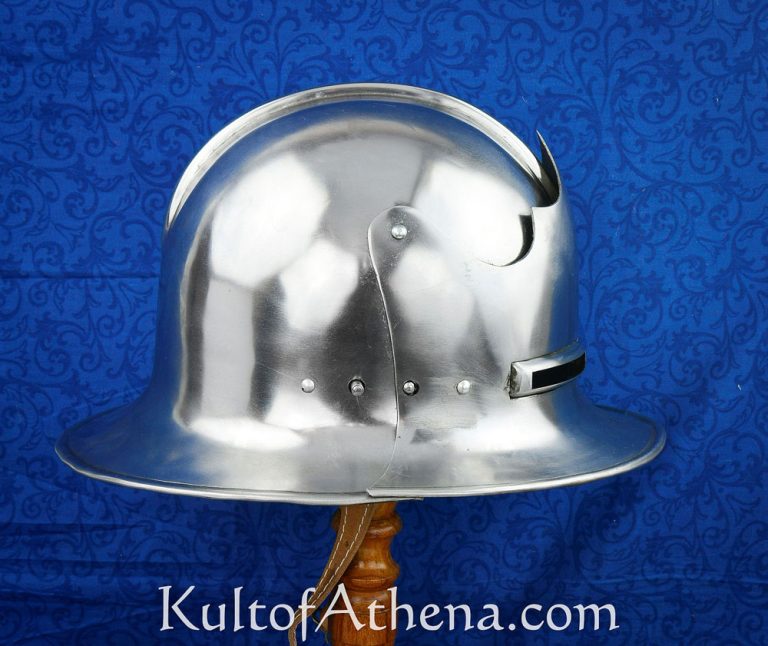 German / Swiss Visored Kettle-Sallet Helm