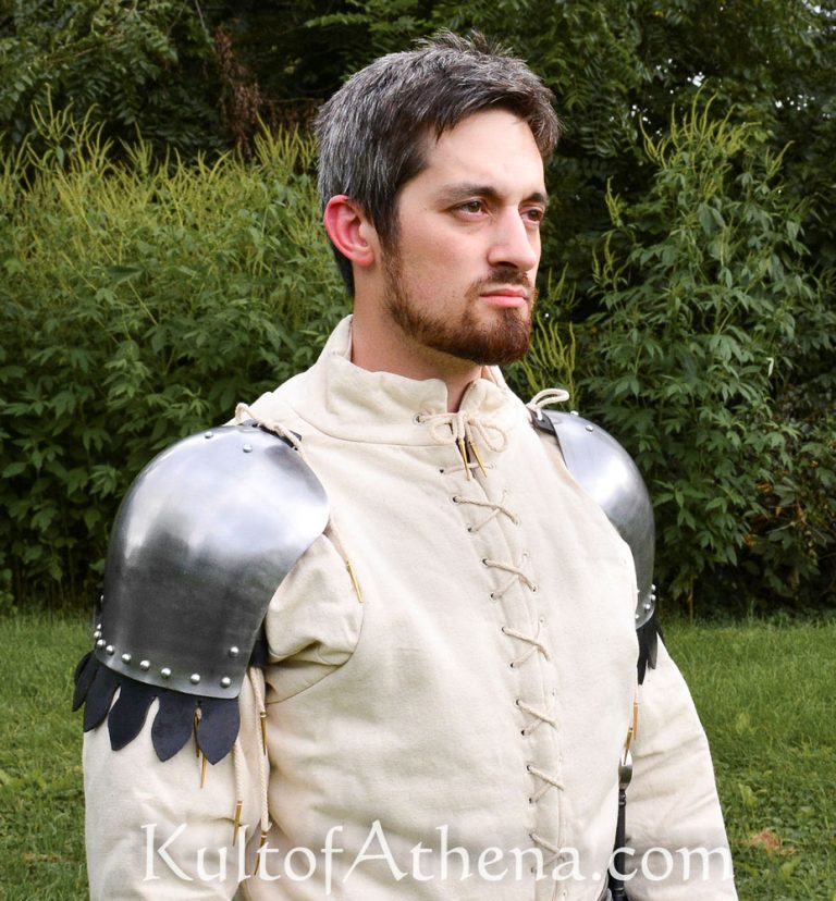 Medieval Pauldrons - Mountable Upgrade for Chainmail and Padded Armor ...