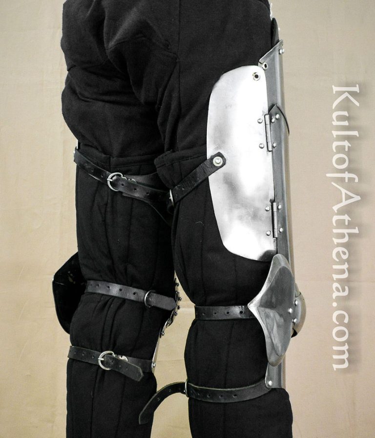 Leg Armor Set / Cuisse and Poleyn - 16 Gauge Steel