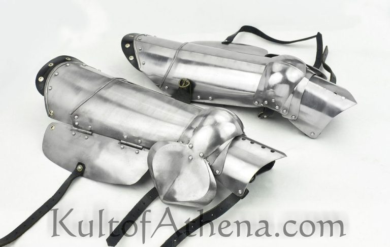 Leg Armor Set / Cuisse and Poleyn - 16 Gauge Steel