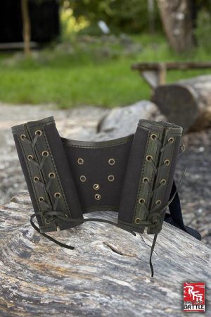 RFB Double Sword Back Harness - Green and Black