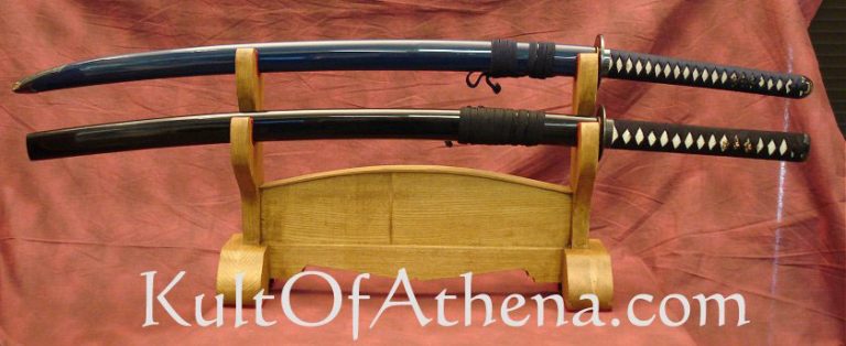 Hanwei Natural Wood Two Sword Stand