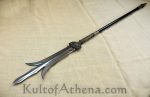 Chinese Folded Steel Double Hook Polearm