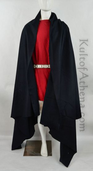 Roman Wool Sagum - Black