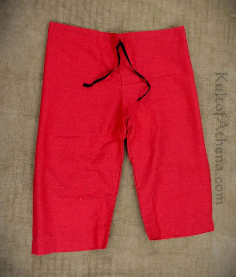 Roman Linen Braccae - Red