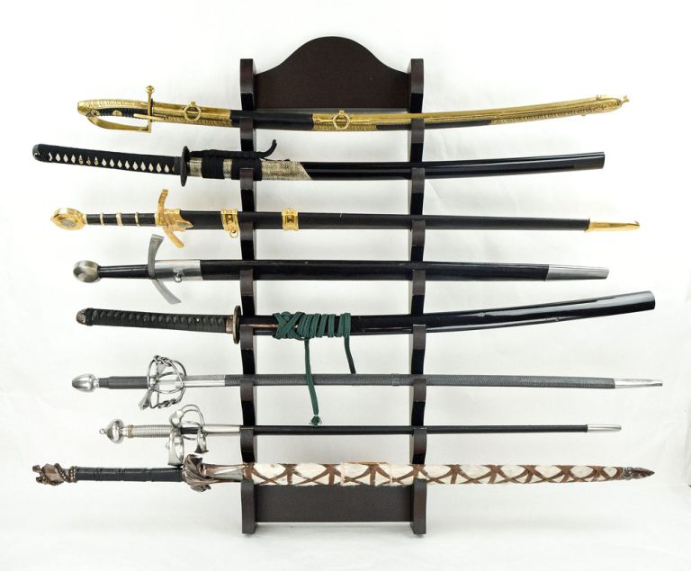 8 Sword Display Wall Mount