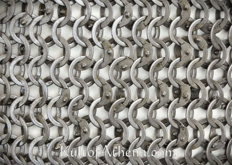 Chainmail Roman Lorica Hamata - Alternating Mild Steel Wedge Riveted ...