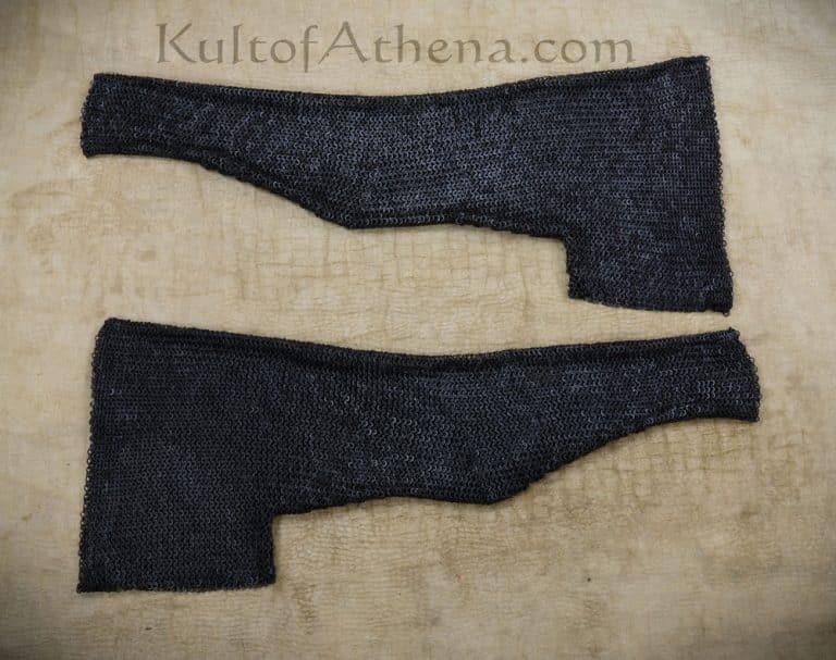 DABM Chainmail Sleeve and Shoulder Panels - Alternating Dome Riveted ...